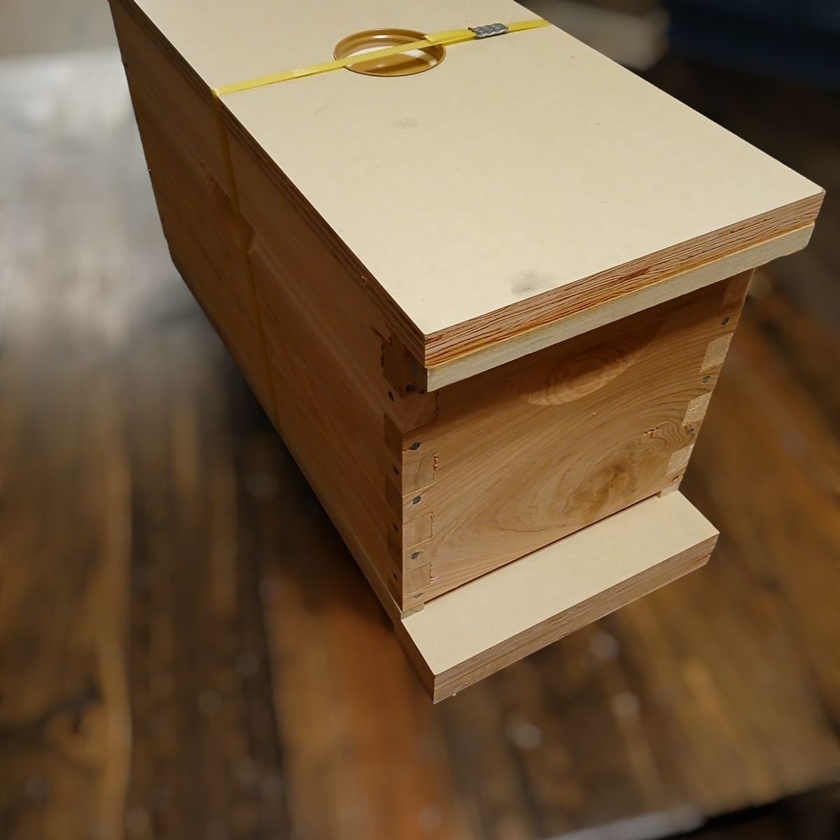 5 Frame Nuc Box Assembled Not Painted with "HDO" Lid and Bottom Board ...